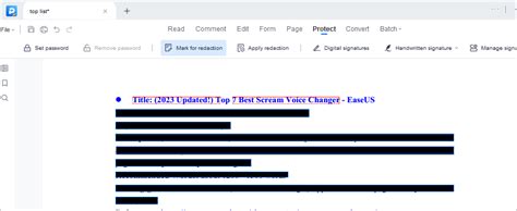 How To Black Out Text In PDF On Mac Windows Online EaseUS