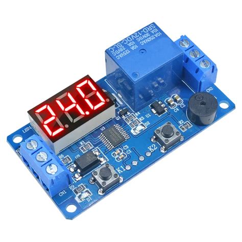 programmable timer module dc 12v 24v digital led display time delay