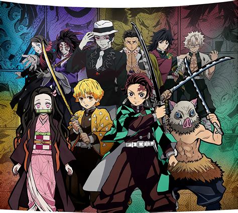Demon Slayer Group Wallpapers Wallpaper Cave