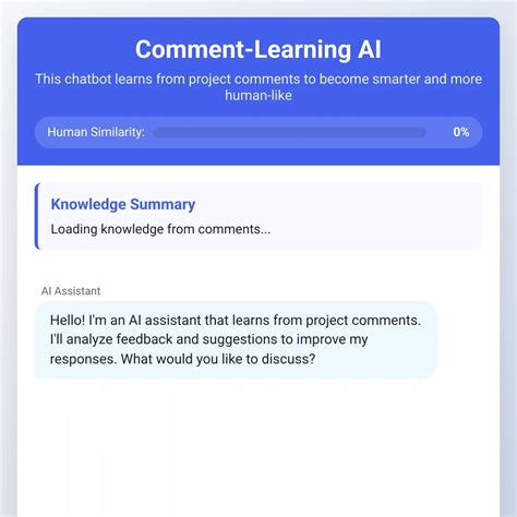 Comment Learning Ai