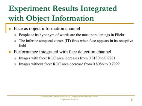 Ppt Multimedia Content Analysis Via Computational Human Visual Cognition Powerpoint