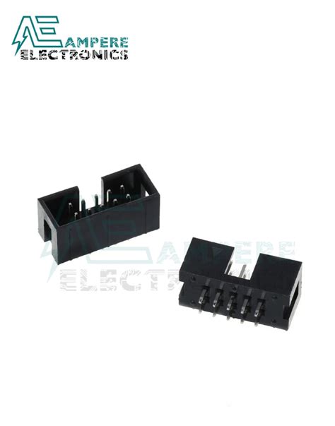 Dc3 10p Male Idc Connector Polarized Straight Ampere Electronics