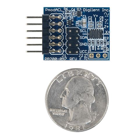 Pmod Acl 3 Axis Accelerometer