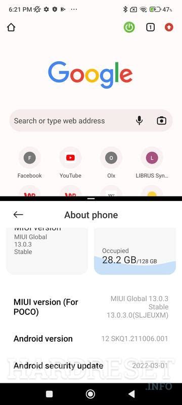 How To Turn On Off Split Screen Mode On Xiaomi Poco X G How To Hardreset Info