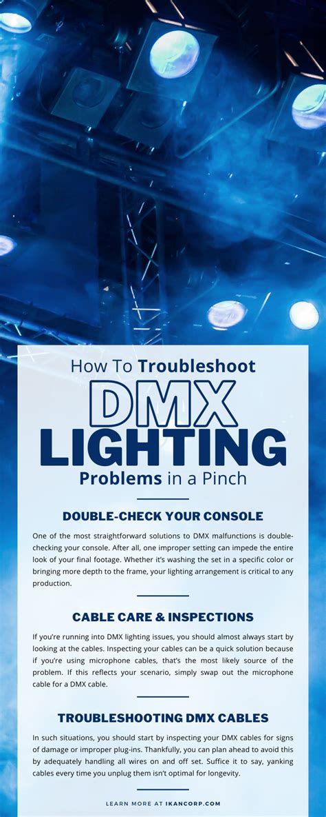 How To Troubleshoot DMX Lighting Problems In A Pinch