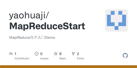 GitHub yaohuaji MapReduceStart MapReduce几个入门Demo