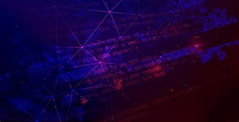 premium vector abstract red background with binary code malware or hack attack concept