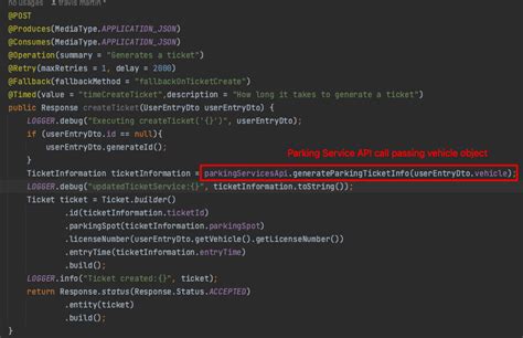 Implementation Microservices Architecture Example Parking Lot Interview Question