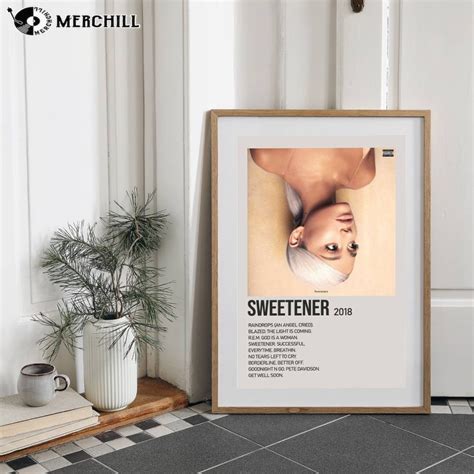 Ariana Grande Sweetener Album Poster Happy Place For Music Lovers