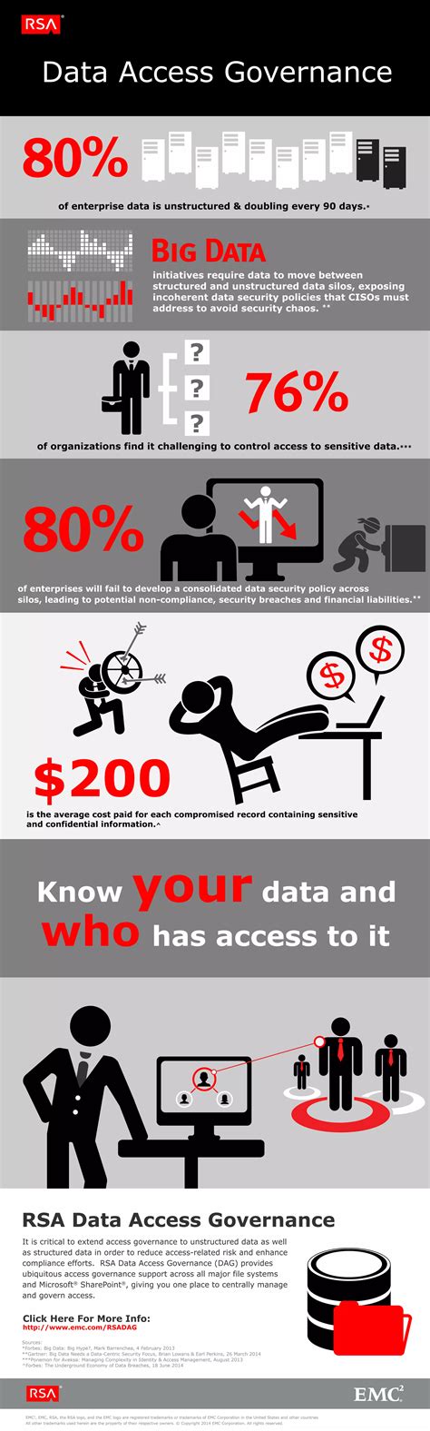 Rsa Security Data Access Governance Infographic Pdf