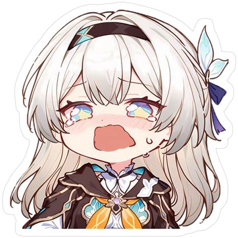 Chibi Crying Firefly Sticker In 2025 Firefly Art Chibi Cute Drawings