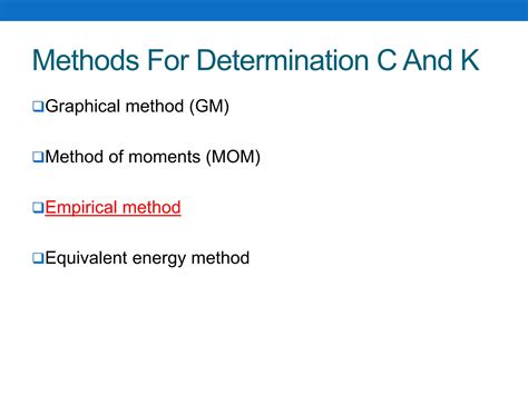 An Analysis Of Wind Energy Potential Using Weibull Distribution Pptx Weather Science