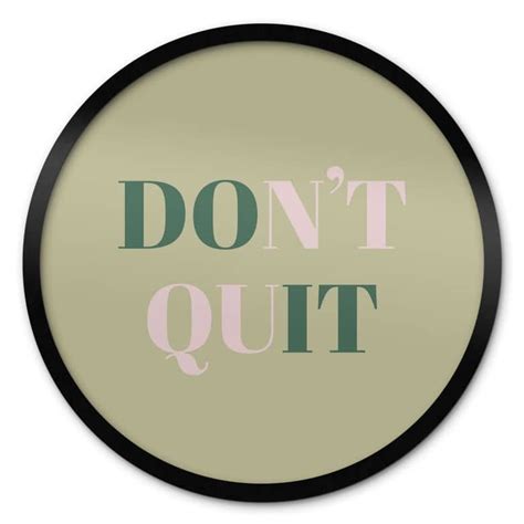 poster don t quit do it rund wall art de