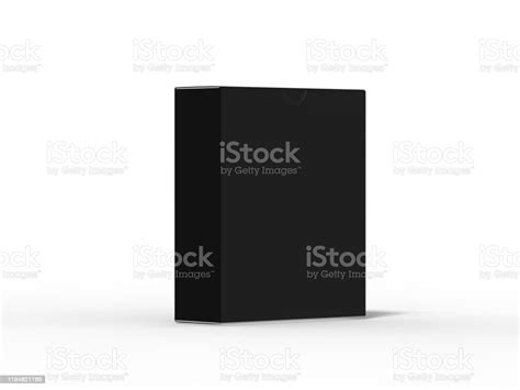 디자인 프리젠 테이션 3d 그림에 대한 준비가 고립 된 흰색 배경에 빈 평면 상자 모형 템플릿 0명에 대한 스톡 사진 및 기타