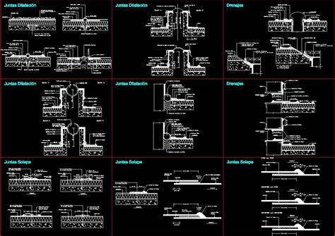 Dilatation Joints Dwg Block For Autocad • Designs Cad