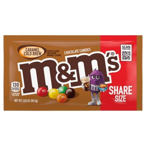 Mandm Caramel Cold Brew Share Size 24x2 83oz Pacific Candy Wholesale