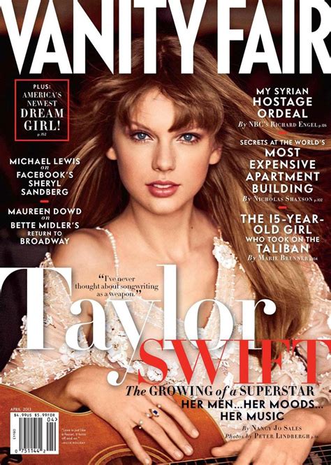 Taylor Swift Vanity Fair Magazine April 2013 Magazine Photoshoot