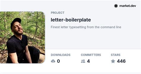 letter boilerplate ecosystem directory market dev