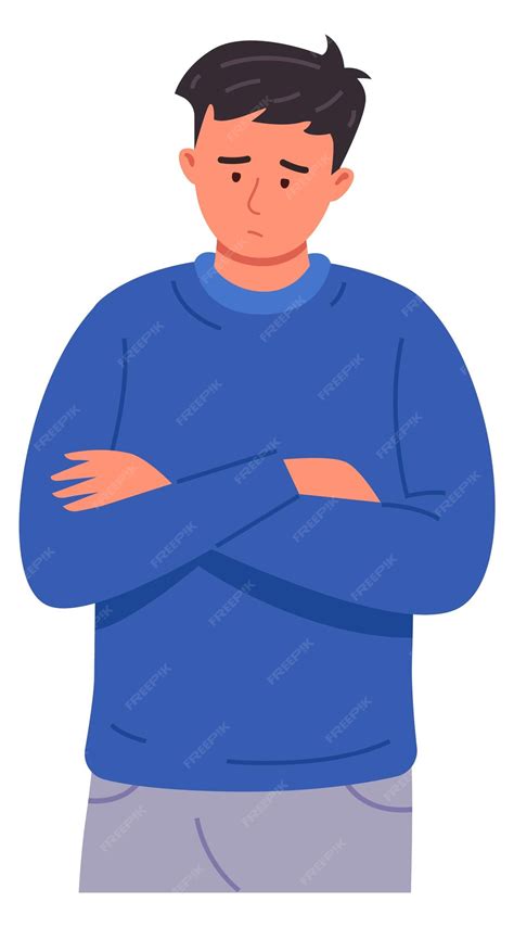 Premium Vector Upset Guy Character Sad Unhappy Young Man