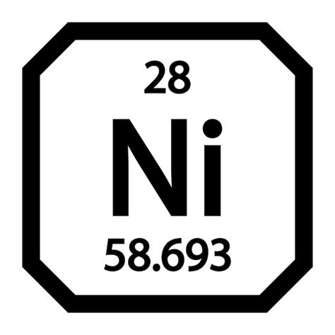 Premium Vector Nickel Icon Vector