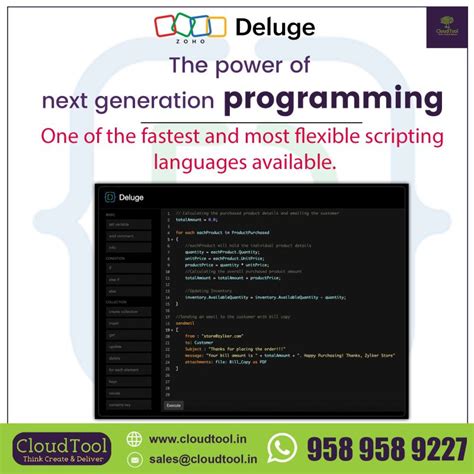 vaibhav patil on linkedin deluge zohodeluge programm coding code