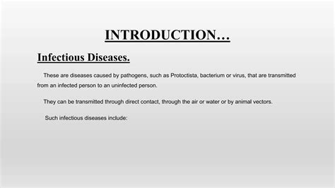Infectious Diseasespptx Infectious Diseasespptx