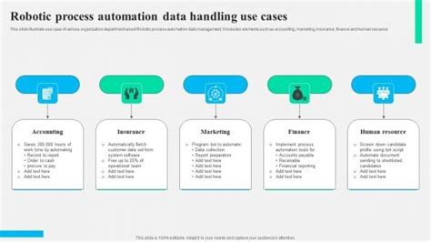 Robotic Process Automation Data Handling Use Cases Demonstration Pdf