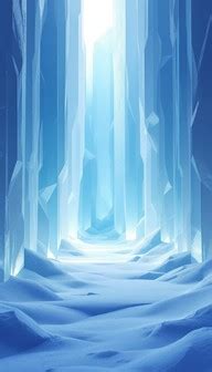 Free Frozen Crystal Corridor Image Ice Crystal Minimal Download