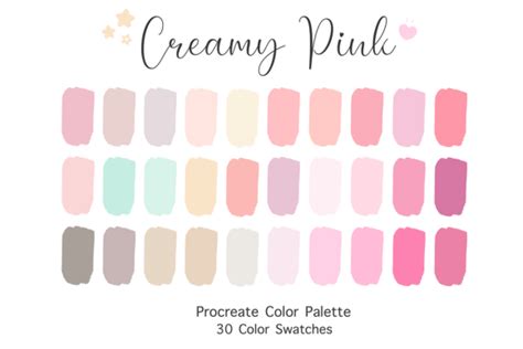 Procreate Color Palette Boho So Soft Graphic By SoftPastel Creative
