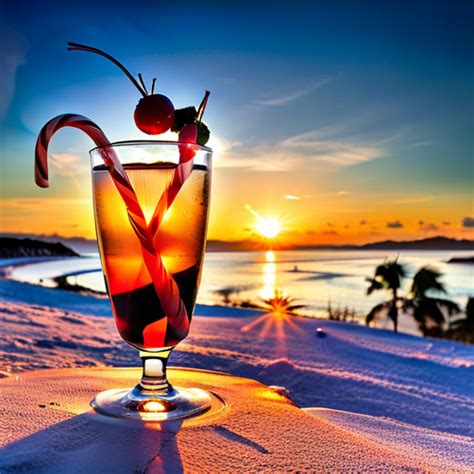 Candy Cane Comet Shot Minty And Chocolatey Shot With Festive Presentation