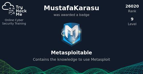 Tryhackme User Badge