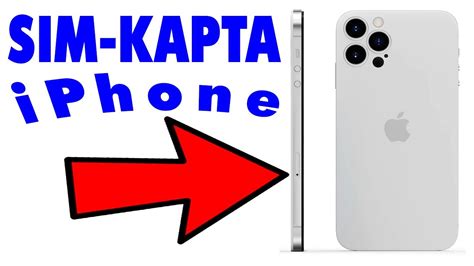 Как подключить Sim карту к айфону Как вставить Сим карту на Iphone Youtube