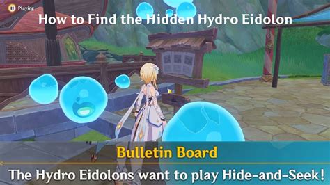 How To Find The Hidden Hydro Eidolon During Hide And Seek Genshin Impact 38 Youtube