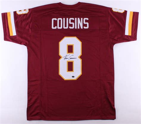 Kirk Cousins Signed Redskins Jersey Jsa Coa Cousins Hologram
