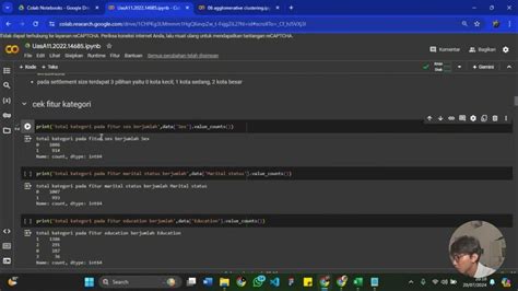 Machine Learning Clustering Menggunakan Kmeans Youtube