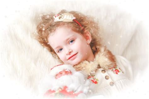 Premium Photo Portrait Of Cute Girl On Bed At Home