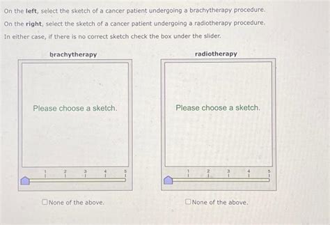 On The Left Select The Sketch Of A Cancer Patient