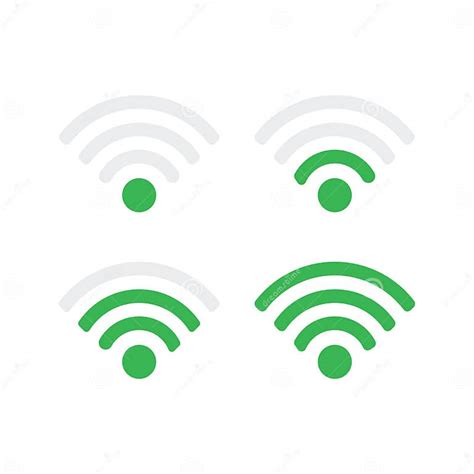 界面设计的wifi图标 矢量wlan接入无线wi无线热点信号图标符号 向量例证 插画 包括有 连接 计算机 233400562