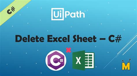 Uipath Delete Excel Sheet In Uipath Using C Code How To Delete