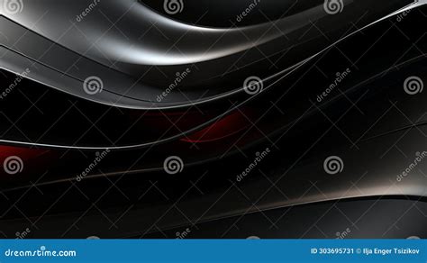 Abstract Black Wave Pattern Texture Background With Elegant Flowing Curves And Dynamic Movement