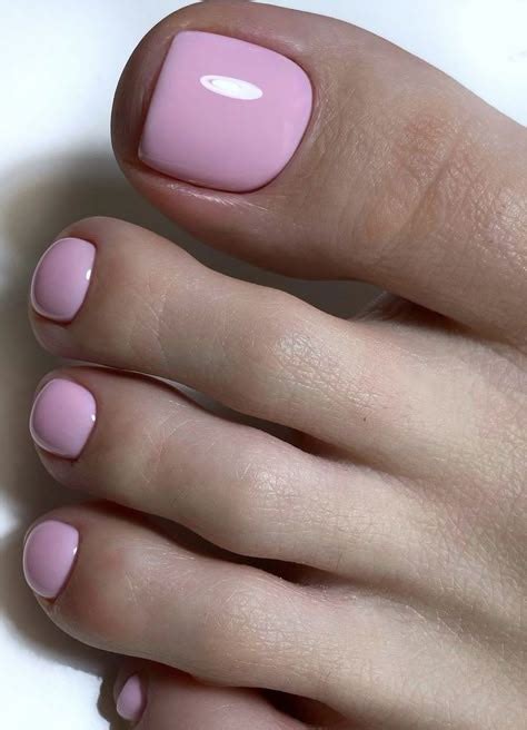 Pink Toenails