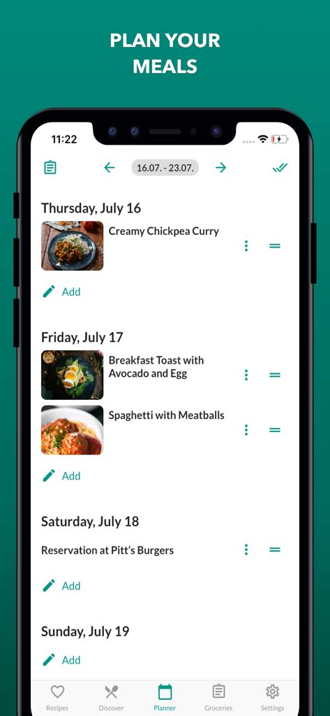 Körbchen Recipe Manager Food And Drink App Mwm