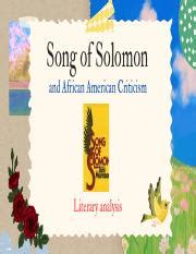 Exploring Toni Morrisons Song Of Solomon Themes And Characters Course