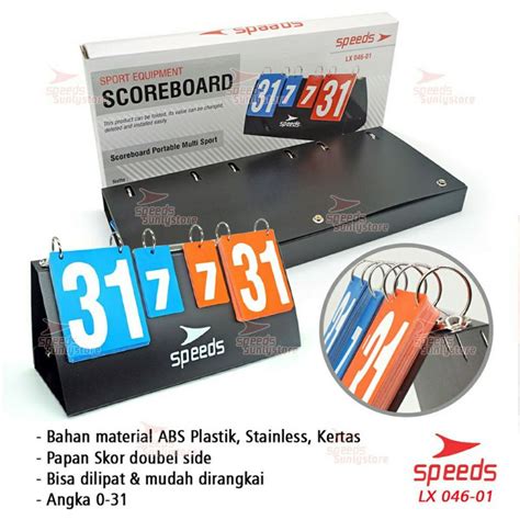 Jual PAPAN SKOR PORTABLE PAPAN SCORE SPEEDS Shopee Indonesia