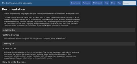 Go Website Dark Theme Userstyles Org
