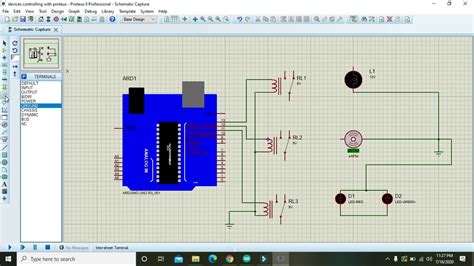 Simulation Of Controlling Home Devices With Arduino In Proteus YouTube