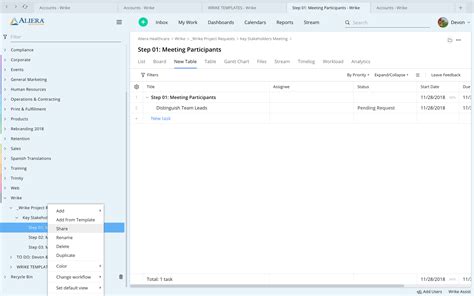 Move A Task From Project Into New Folder Within Project Wrike Help Center