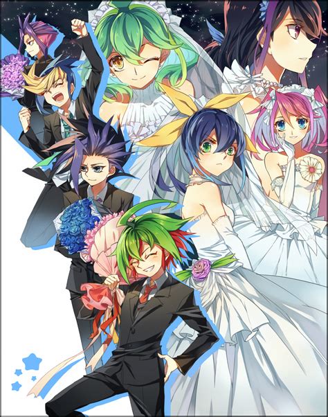 Safebooru 4boys 4girls Black Hair Blue Eyes Blue Flower Blue Hair