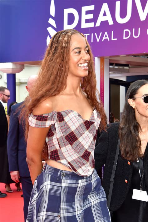 Malia Obama 26 Appears In Plaid Corset And Skirt At Deauville Red