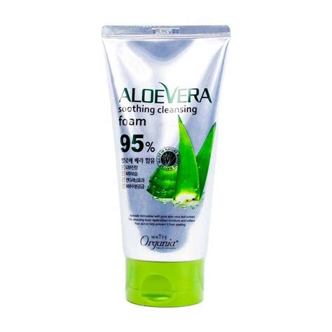 화이트 오가니아 알로에 베라 수딩 클렌징 폼 130ml 홈플러스 택배배송